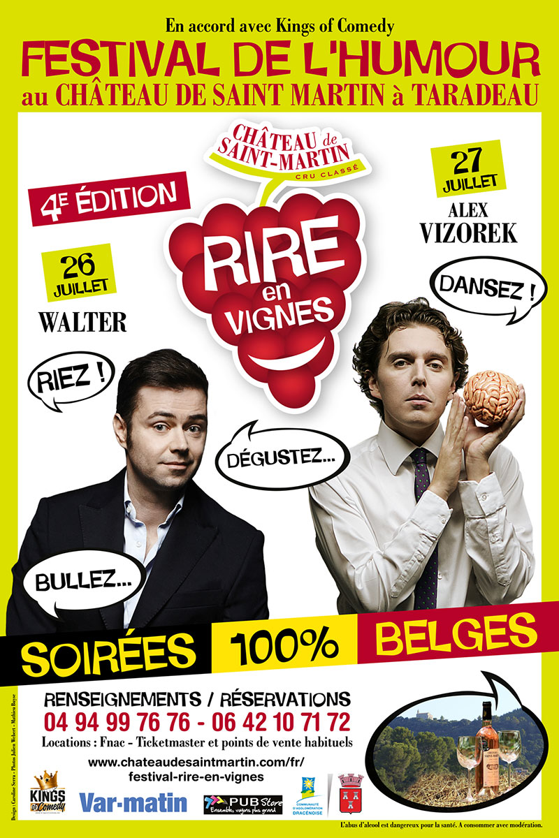 Festival Rire en Vignes au Château de Saint-Martin 2026 - Château de St ...